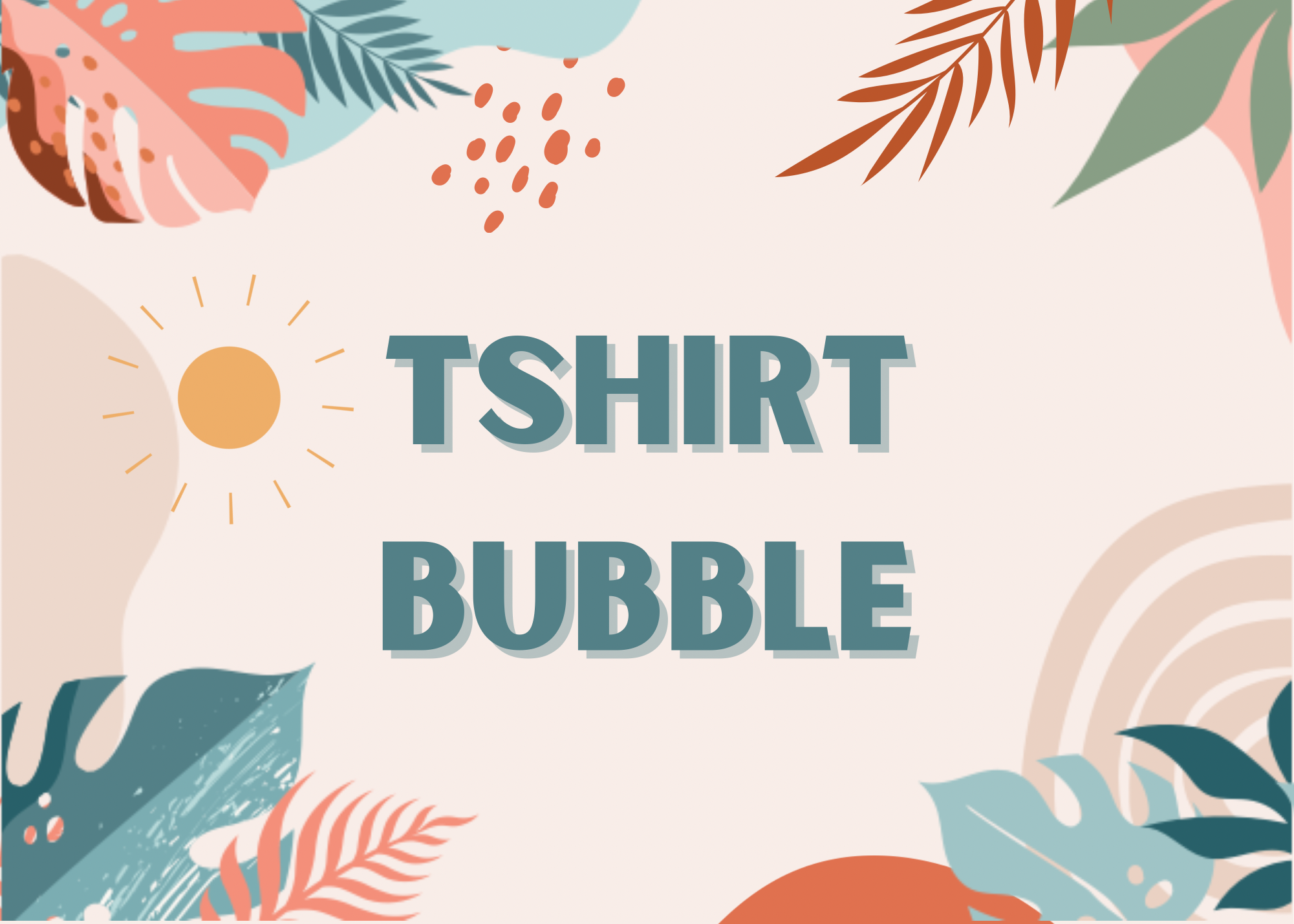 Tshirt Bubbles (Summer) – Wildivydesignsco