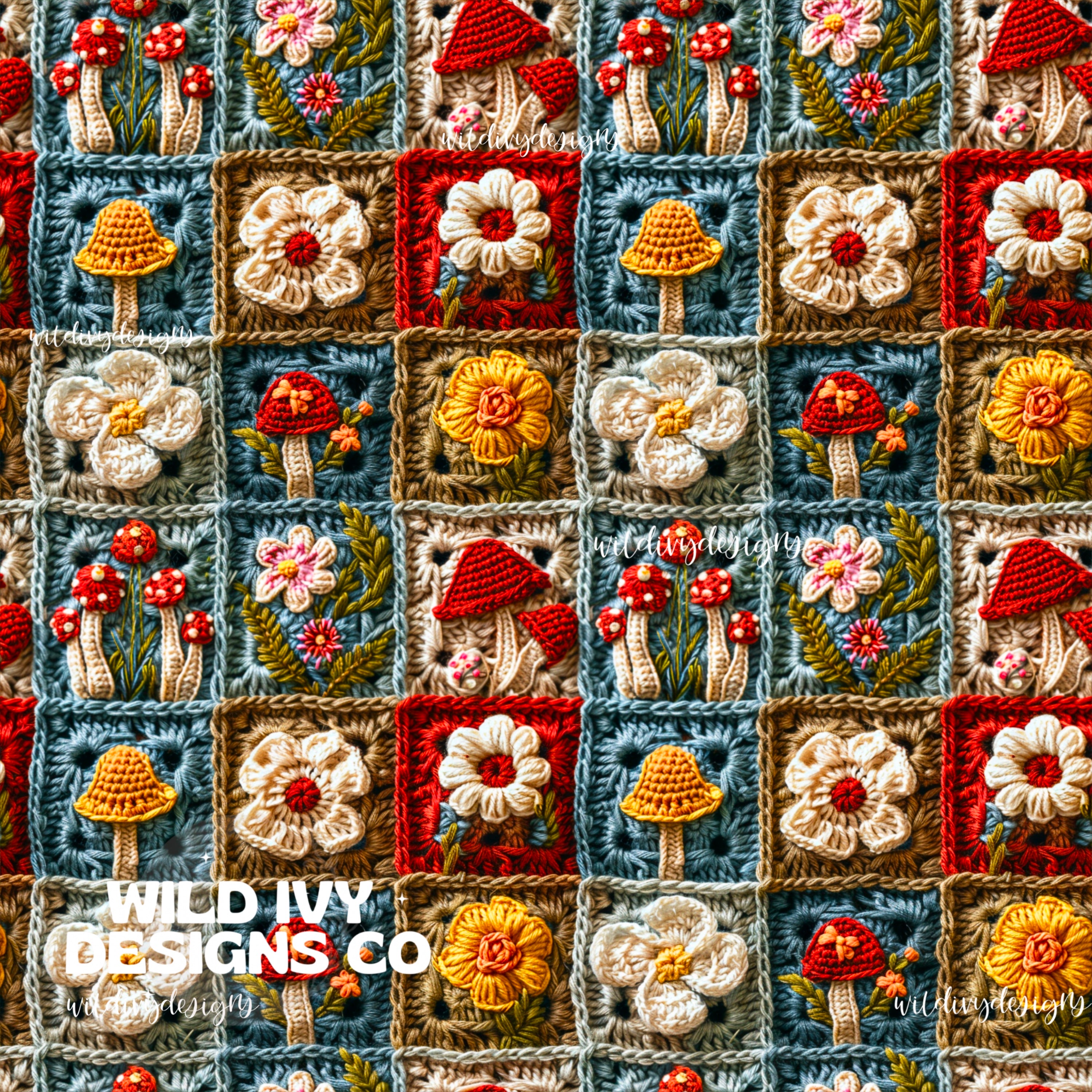 Cottagecore Granny Squares – Wildivydesignsco
